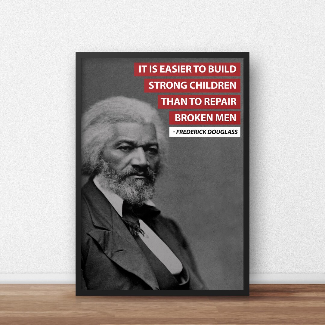Frederick Douglass Quote Printable - Inspirational Wall Art Decor ...