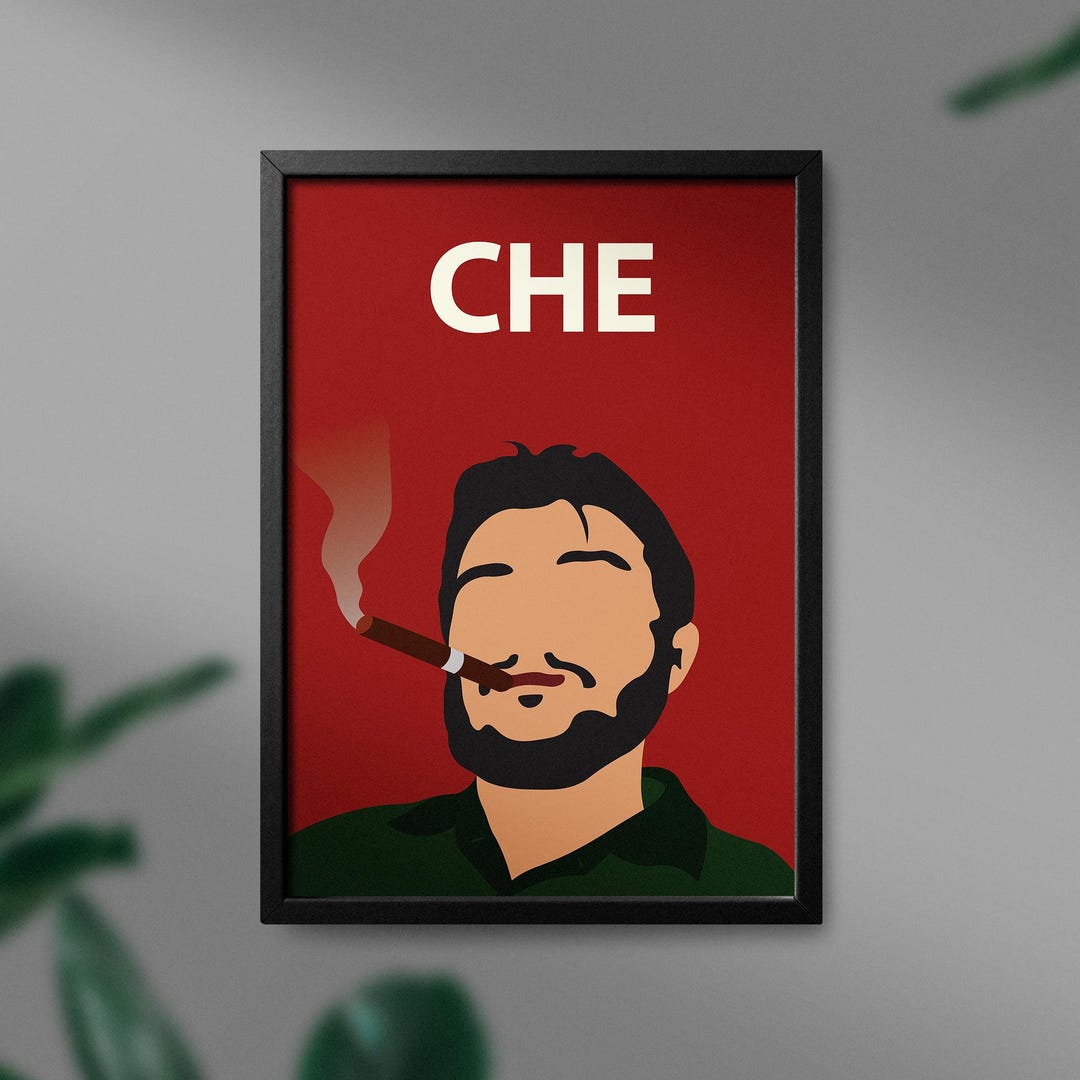 Che Guevara Minimalist Art, Printable Poster, Instant Download, Wall ...