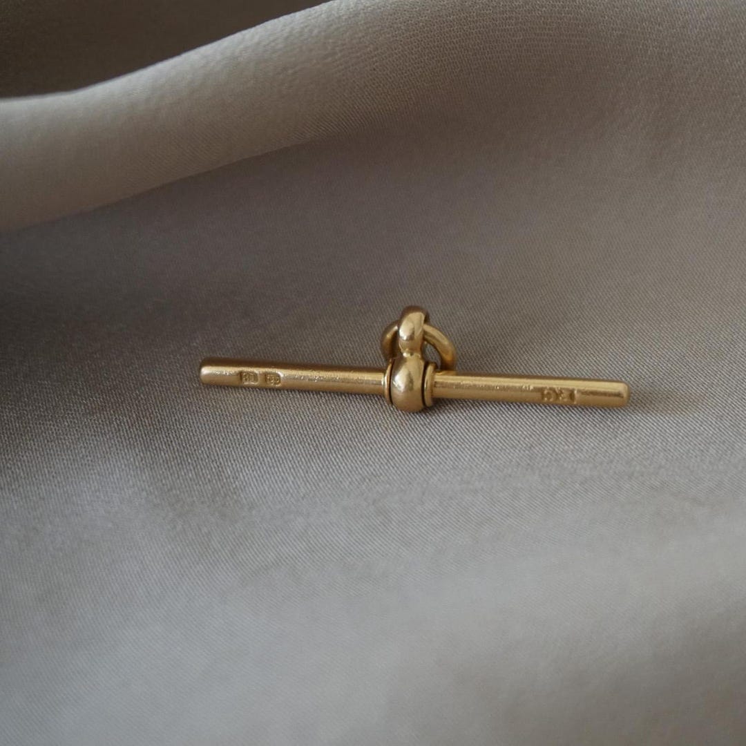 Antique 18ct 18k Solid Gold Albert Watch Chain T-bar Pendant - Etsy