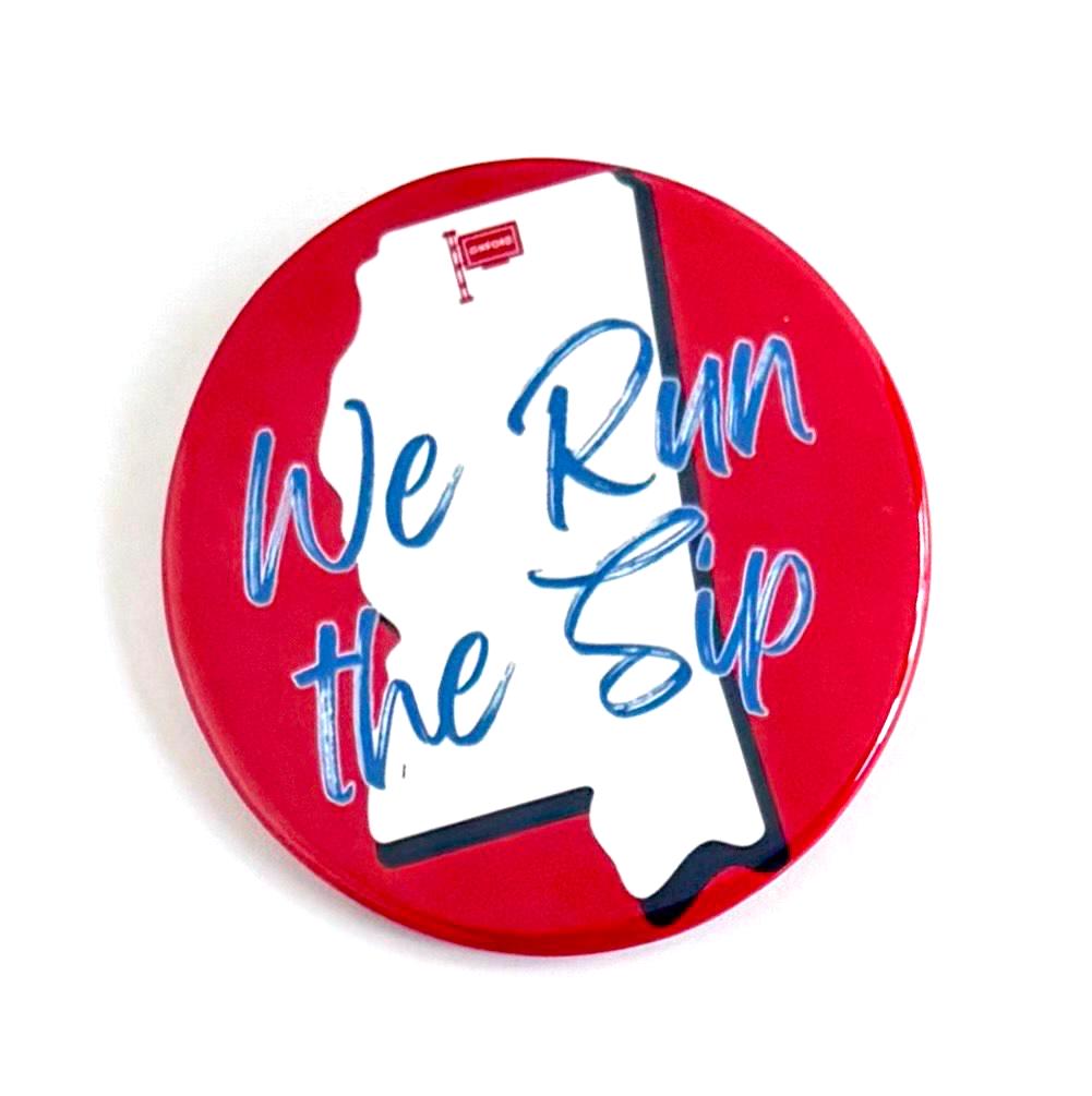 3" Blue and Red Tailgate Buttons Football Buttons Gameday Buttons ...