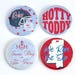 3" Blue and Red Tailgate Buttons Football Buttons Gameday Buttons ...