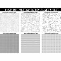 Hotfix Rhinestone Template Ss6 Svg Digital File Rhinestone Star ...