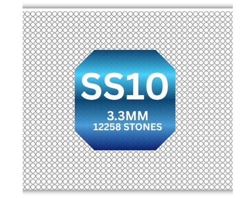 Rhinestone Template Sheet Bundle: SS4-SS20 Sizes (digital Download - Etsy