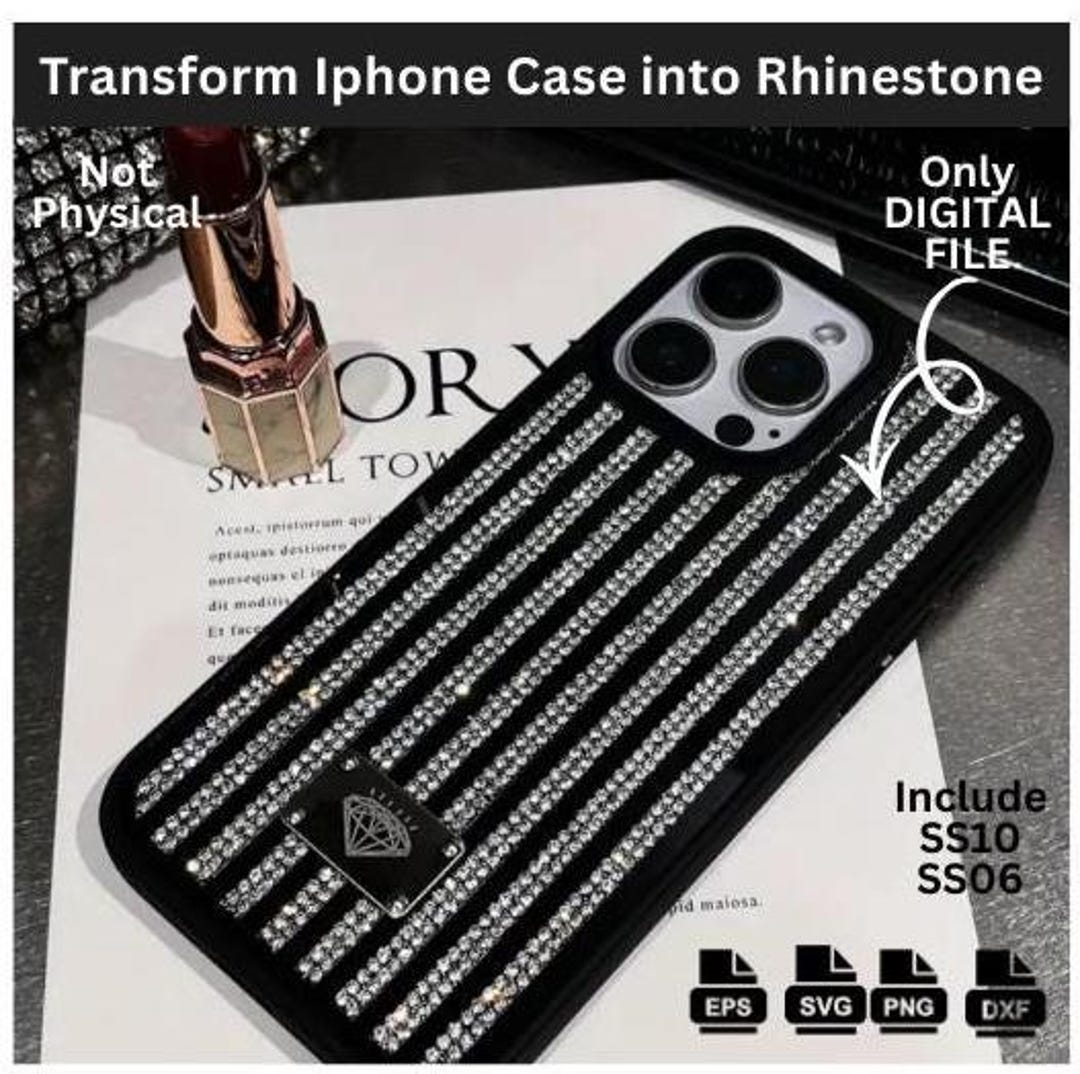 Rhinestone Pattern for All iPhone Cases SS10 SS06 Digital Files Instant ...