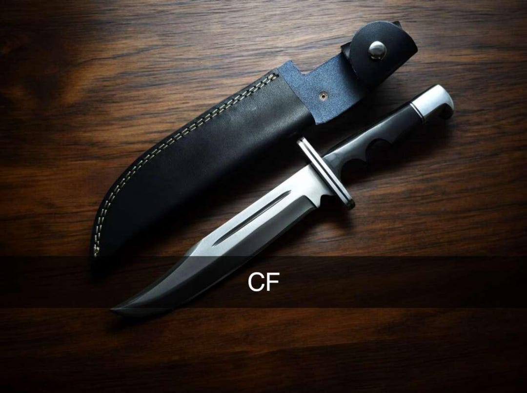 Ghostface Scream Knife Replica: Stainless Steel Blade, Bull Horn Handle ...