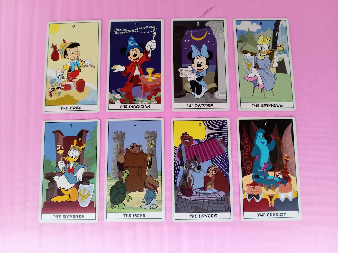 Disney Tarot Deck | Disney Tarot Cards | Fantasy Tarot | Magical Tarot ...