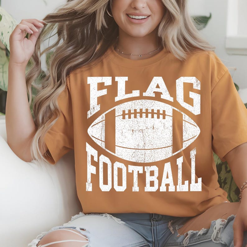 Flag Football PNG - Distressed Flag Football Design for Players ...