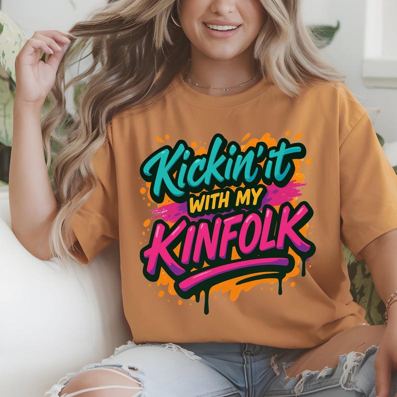 Kickin' It With My Kinfolk PNG – Urban Graffiti Family Reunion ...