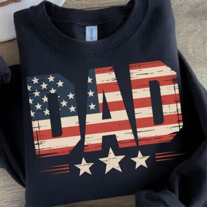 DAD American Flag Shirt PNG, Patriotic Father's Day Sublimation ...