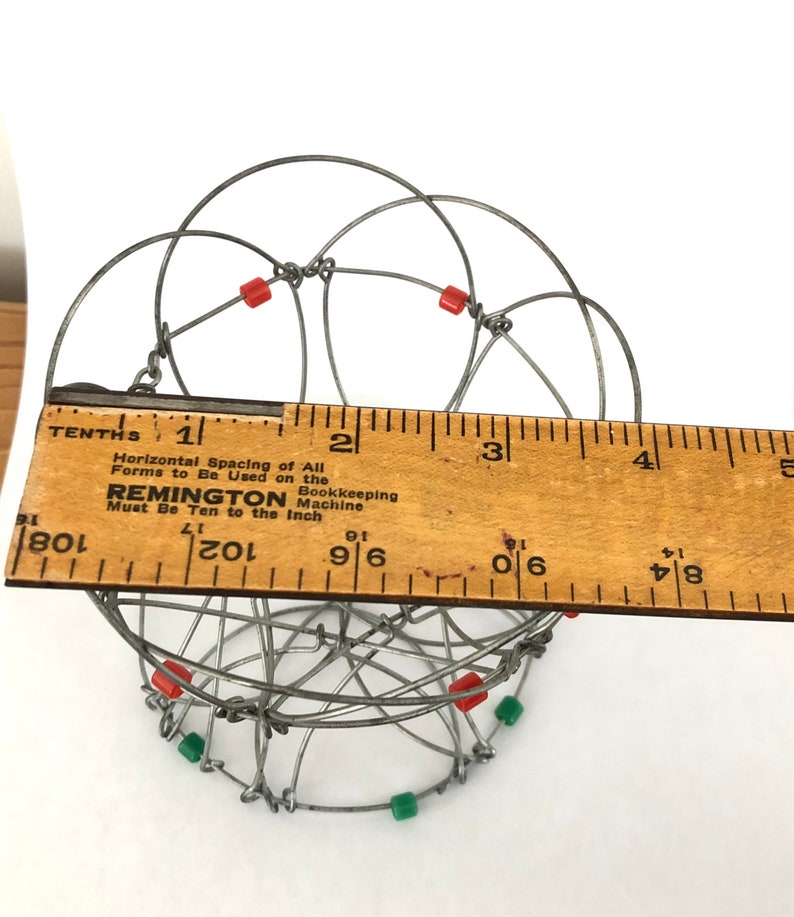 Vintage Wire Mandala Beaded Toy, Fidget Toy - Etsy