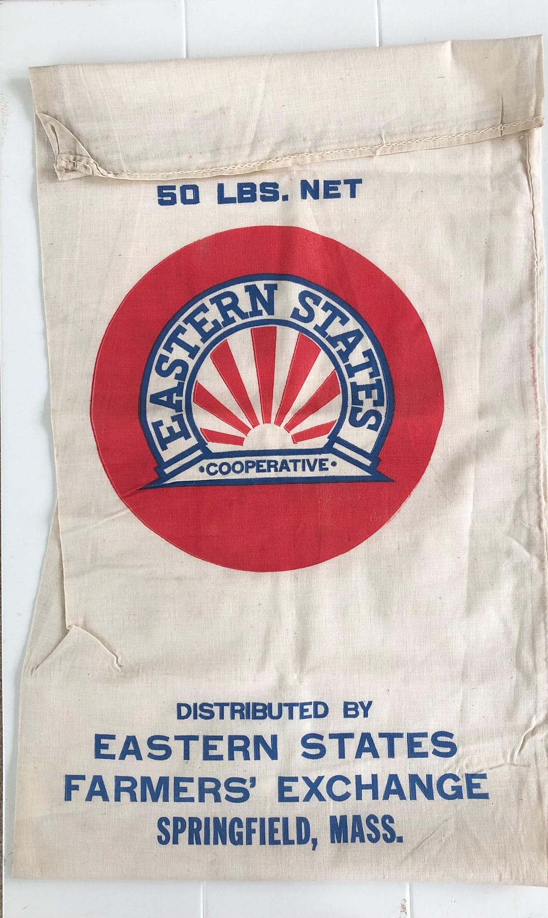 Vintage Grain Sack, Northern Eastern States, Vintage Graphics, Linens ...