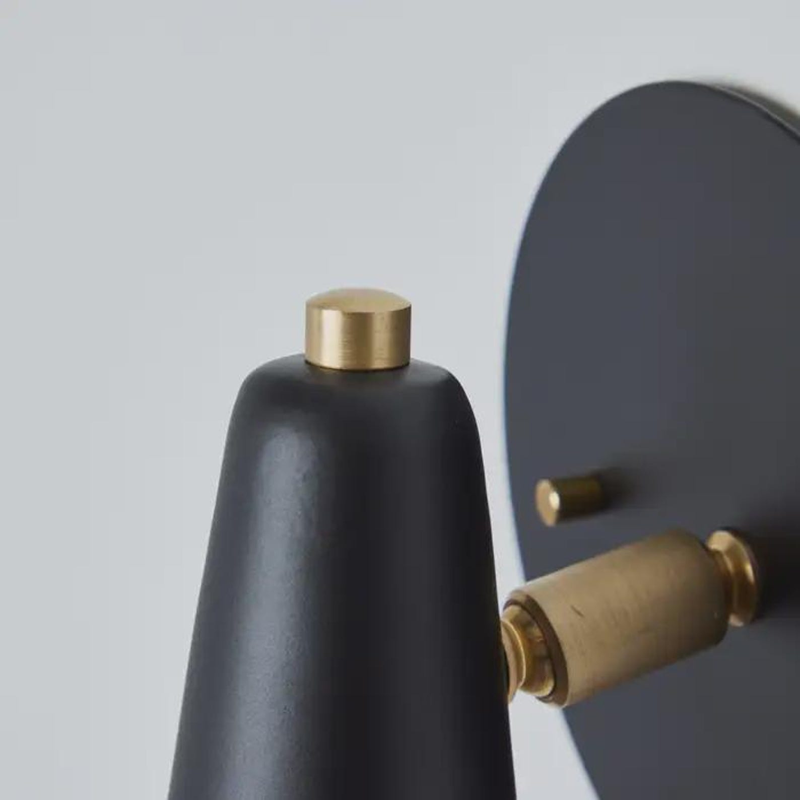 Modern Italian Matte Black Wall Sconce Diabolos Wall Scone Light ...