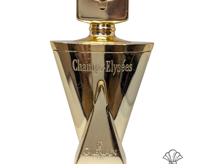 Vintage Guerlain Champs-Élysées Factice Bottle – Engraved - Gold ...