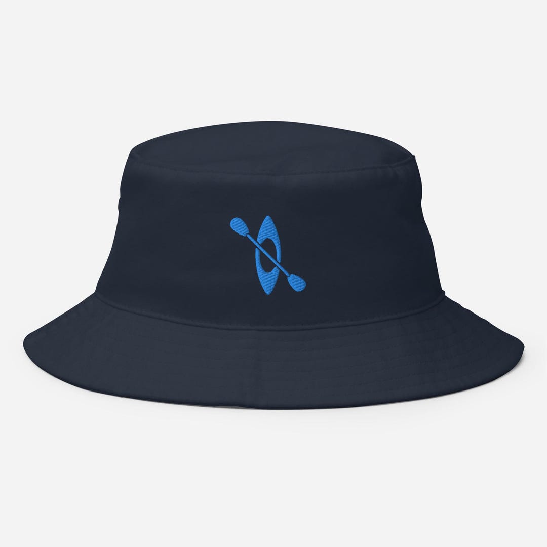 Kayak Embroidered Bucket Hat | Adventure Hat | Rafting Hat | Kayaking ...