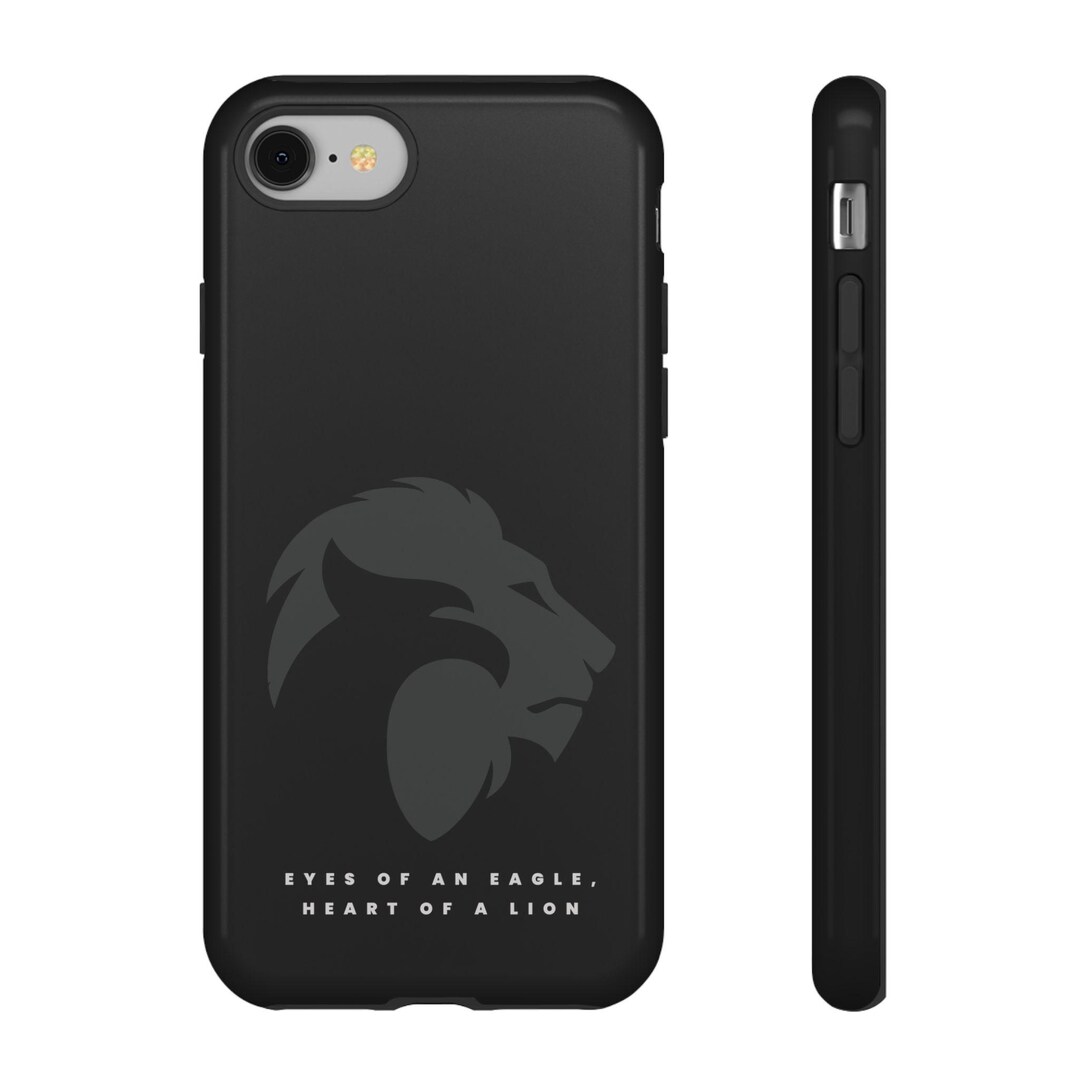 Motivational Black Eagle & Lion Tough Cases - Etsy