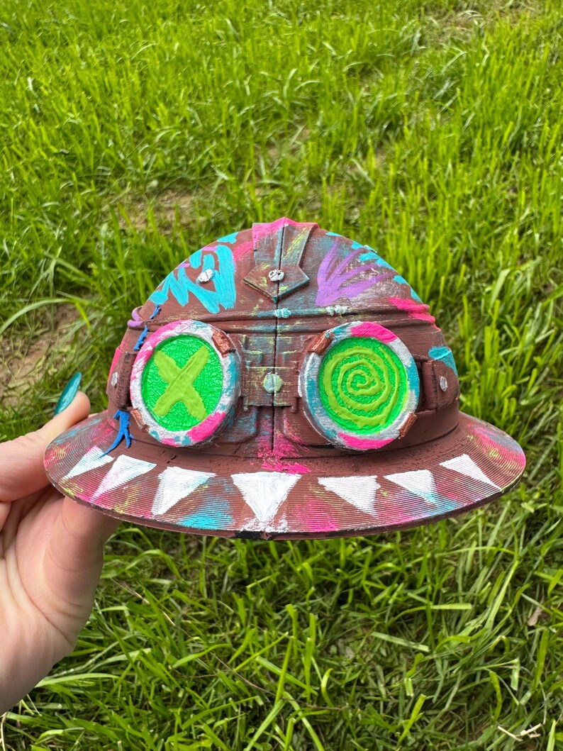 Isha’s Helmet – League of Legends Arcane-inspired Cosplay Helmet - Etsy ...