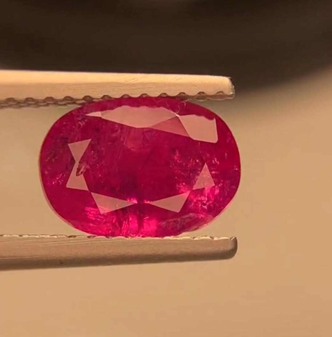 Natural Ruby From Afghanistan 2.94 Carat Unheated Untreated Certified ...