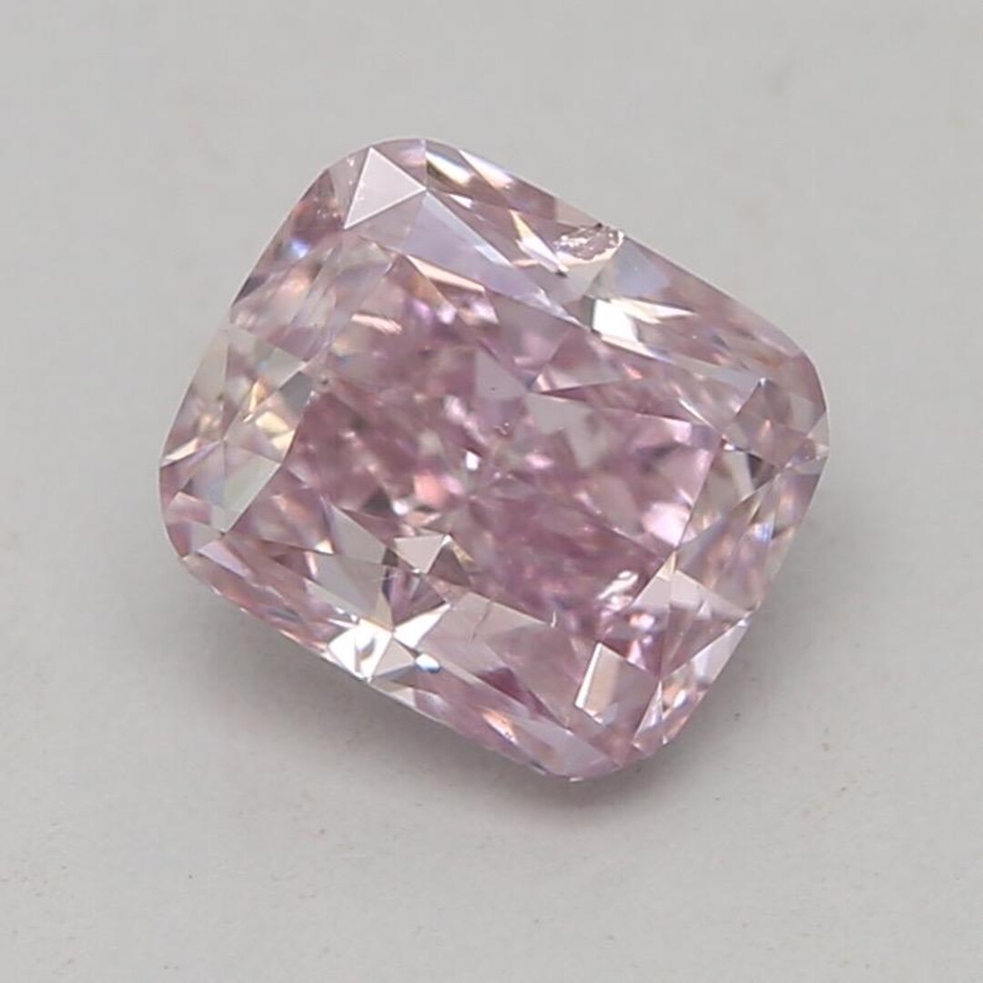 Natural Fancy Purple Pink Diamond 0.50 Carat GIA Certified Clarity SI2 ...
