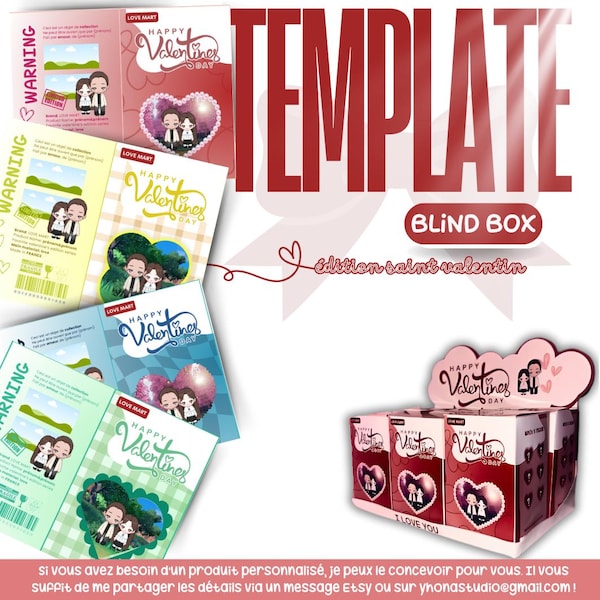 Blindbox Template - Etsy