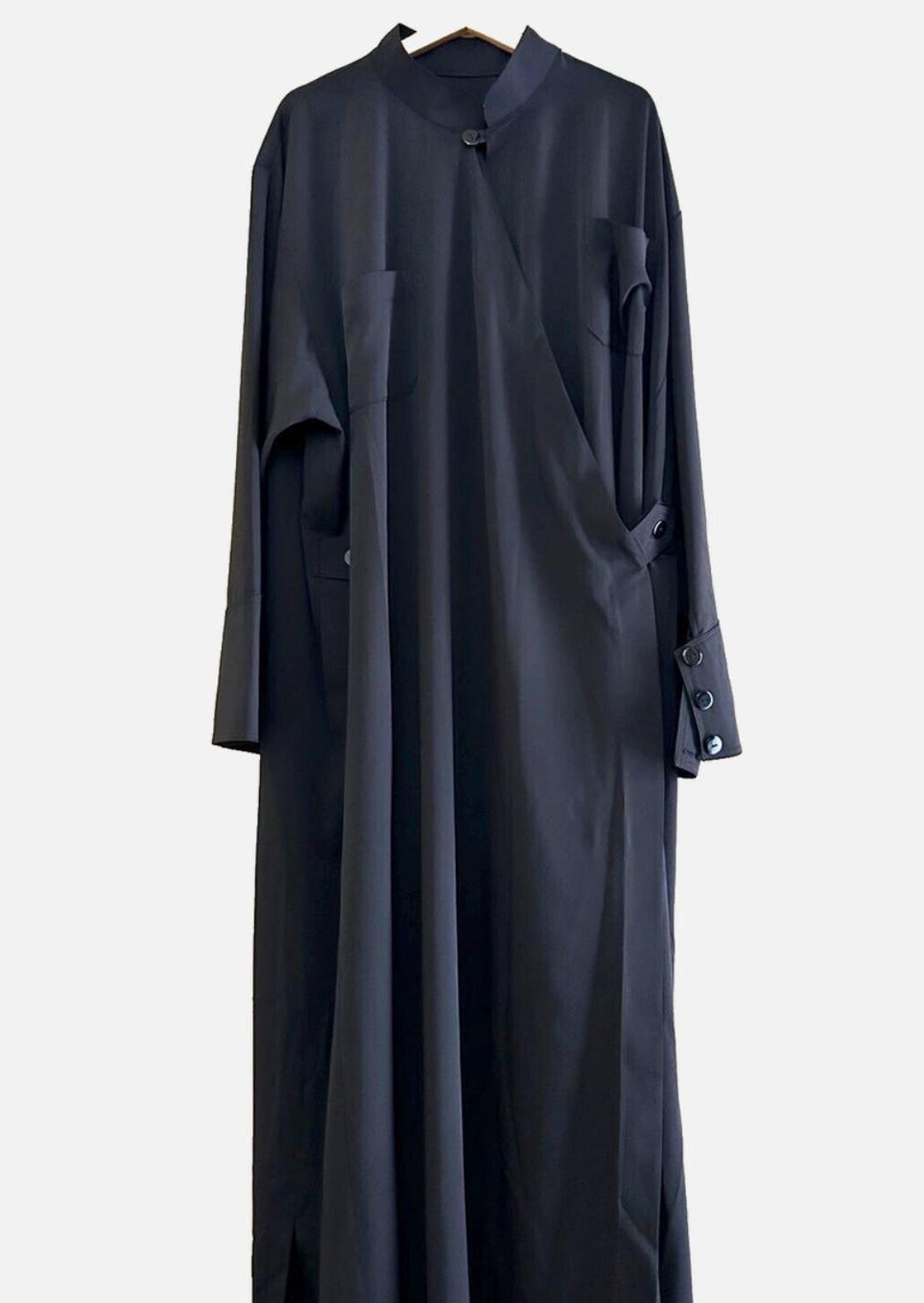 Black Cotton Orthodox Priest Cassock Robe - Clergy Apparel Size L - Etsy