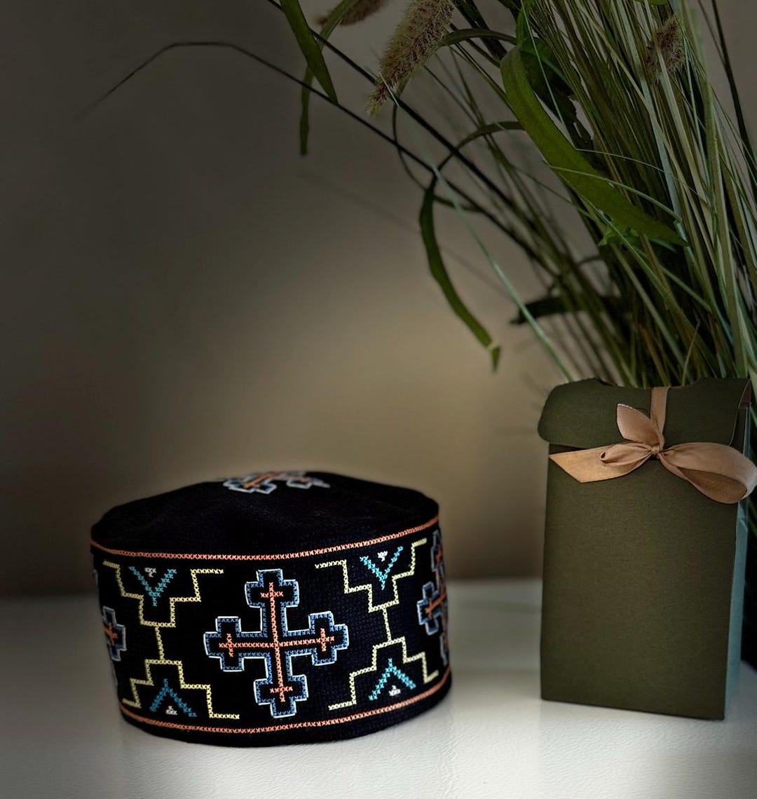 Orthodox Christian Skufia Hat Handmade Cross Stitch Headwear,s Small ...