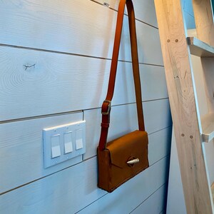 Handmade Leather Purse With Lupine Embossing & Antler Button - Unique ...