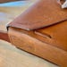 Handmade Leather Purse With Lupine Embossing & Antler Button - Unique ...