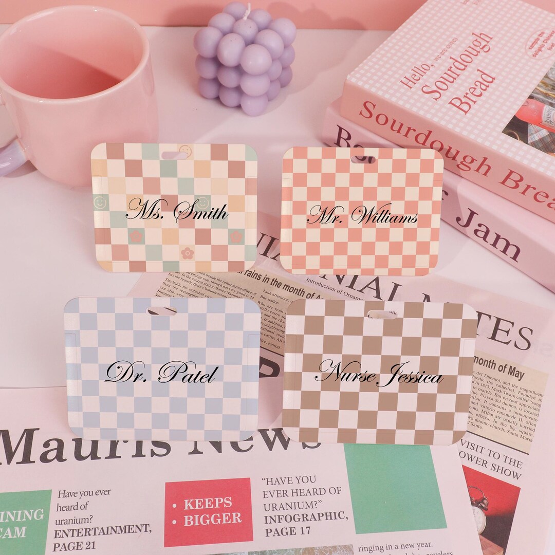 Customized Badge Holder,slide Closure Id Holder,pretty ID Holder ...