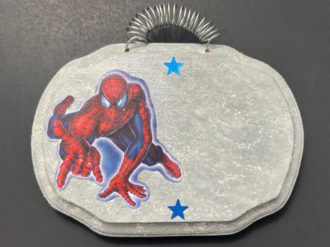 Personalized Bedroom Sign Spider Man Room Sign Room Decor Name Sign ...