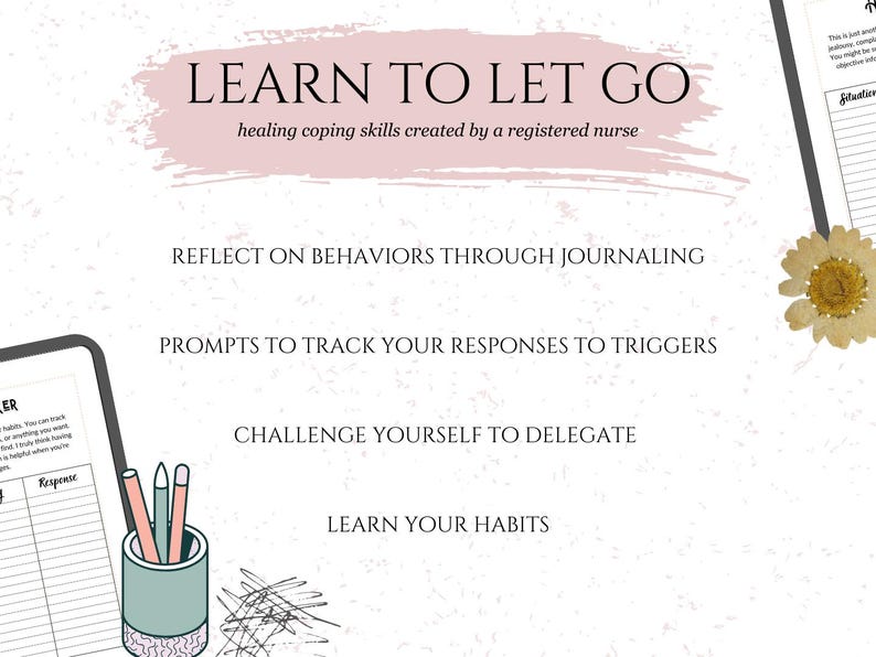 Controlling Impulsive Behavior Journaling, PTSD Trauma Worksheets ...