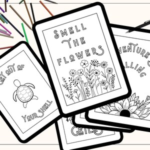 Travel Coloring Book for Adults, Easy Fun Coloring Pages Printable ...