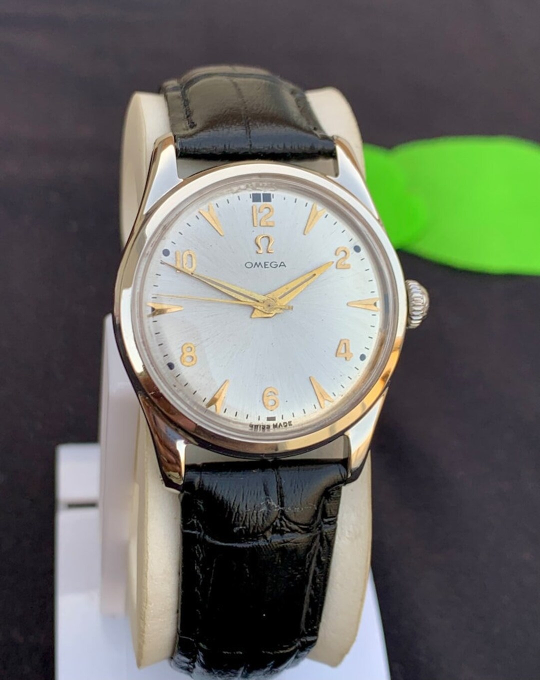 Vintage Omega, Automatic Winding English Made Dennison Stainless Case ...