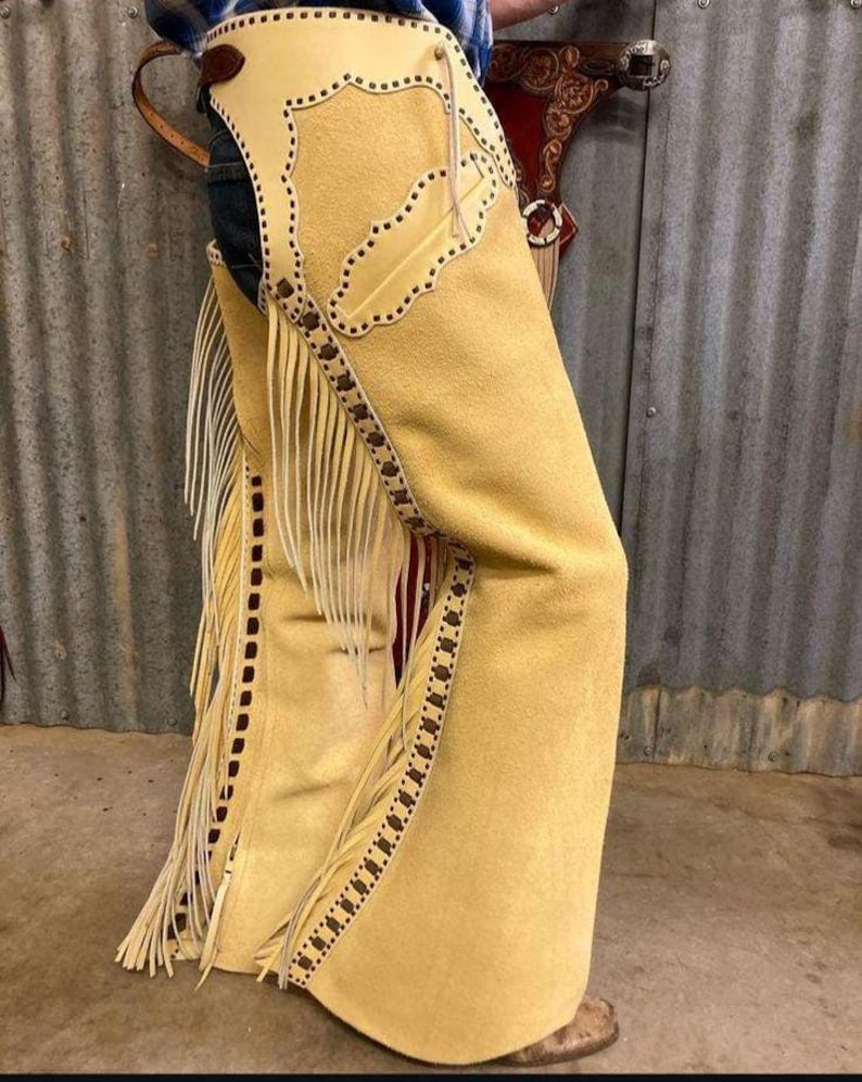 Leather Chaps Custom Roughout Shotgun - Etsy