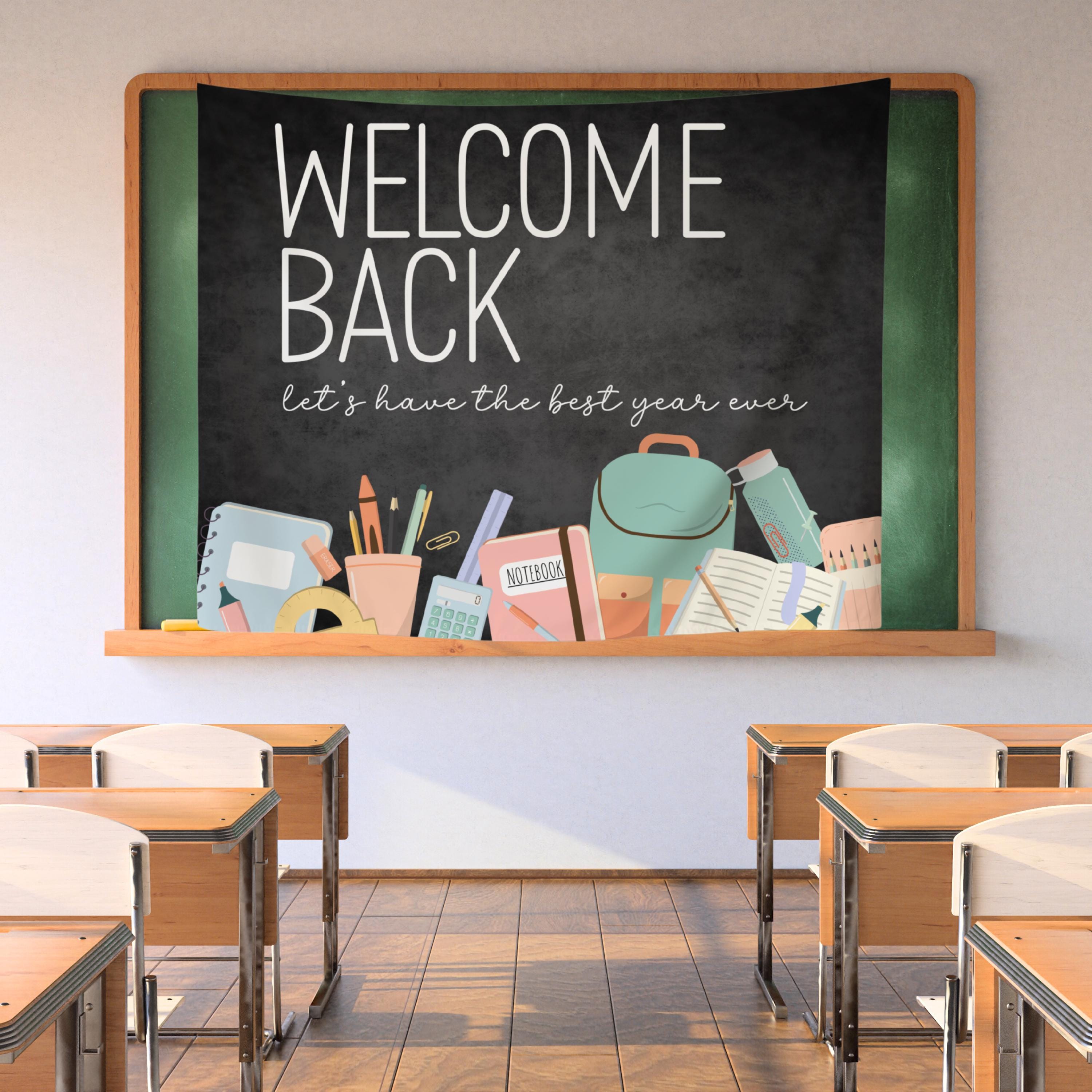 Welcome Back Banner Classroom Tapestry High School Middle School ...