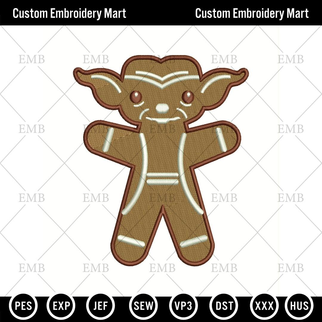 Gingerbread Man Embroidery Design (digital Download) - Etsy