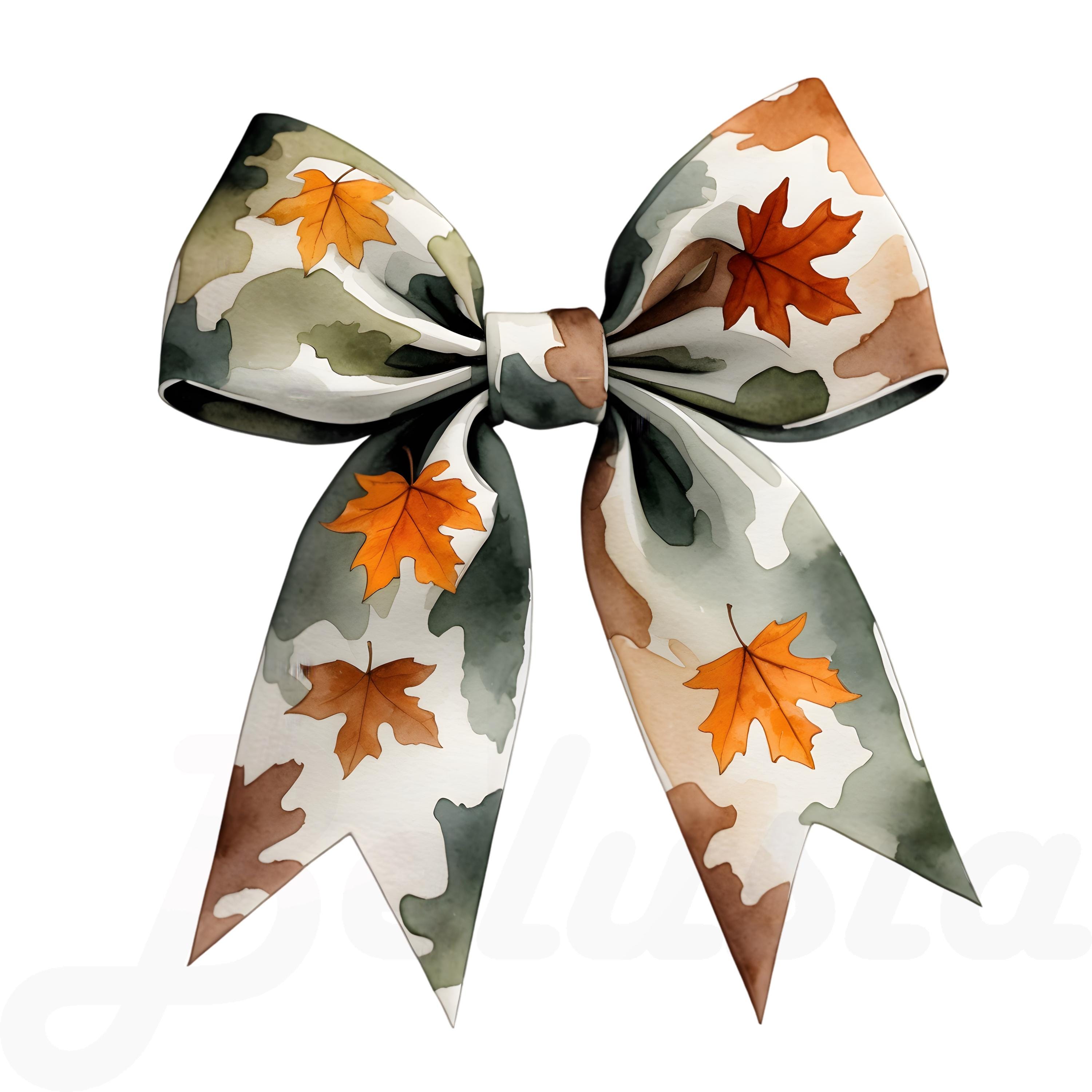 37 Camo Bow PNG, Watercolor Camouflage Bow PNG, Military & Patriotic ...