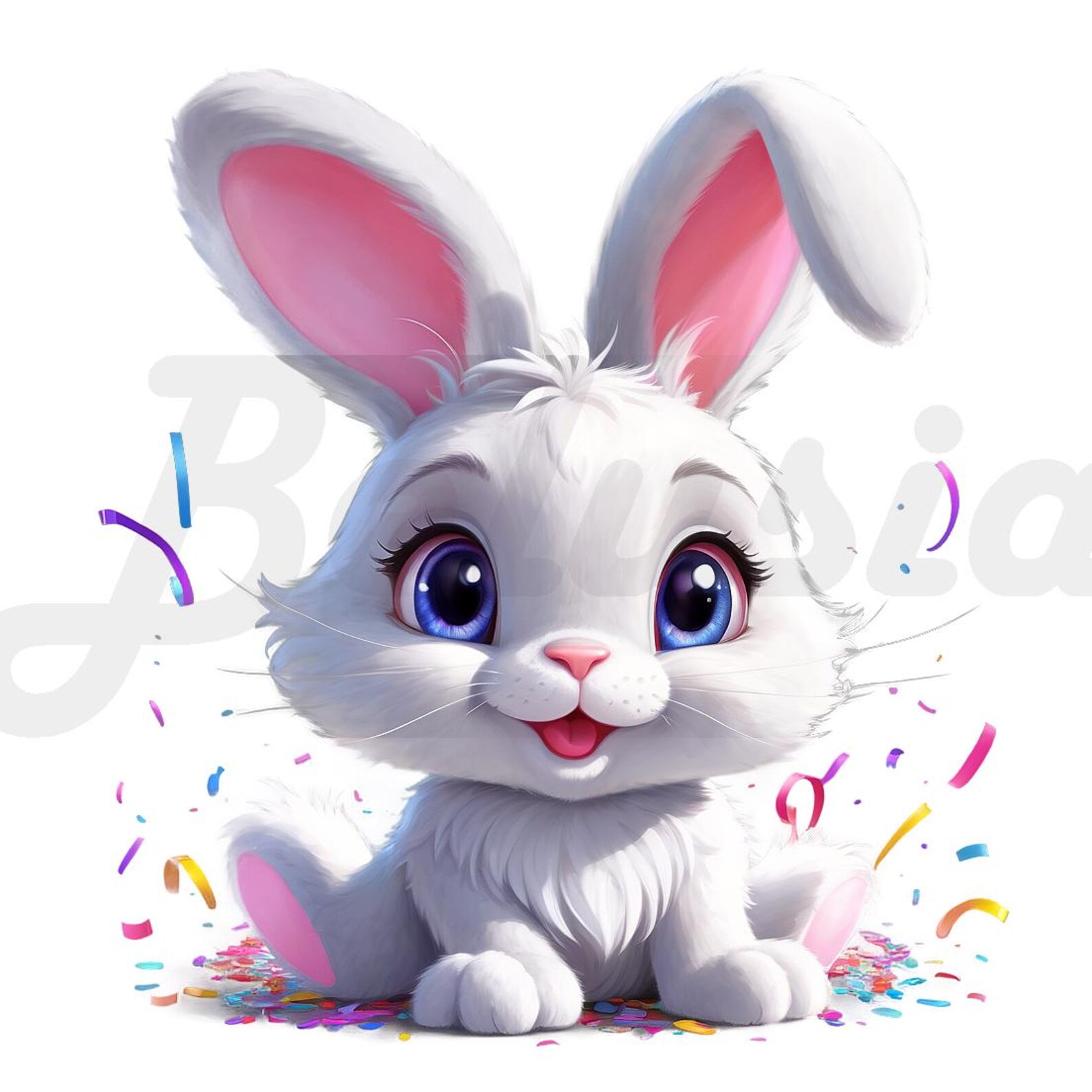 13 PNG Cute Bunny Clipart, High-quality Digital Download, Transparent ...