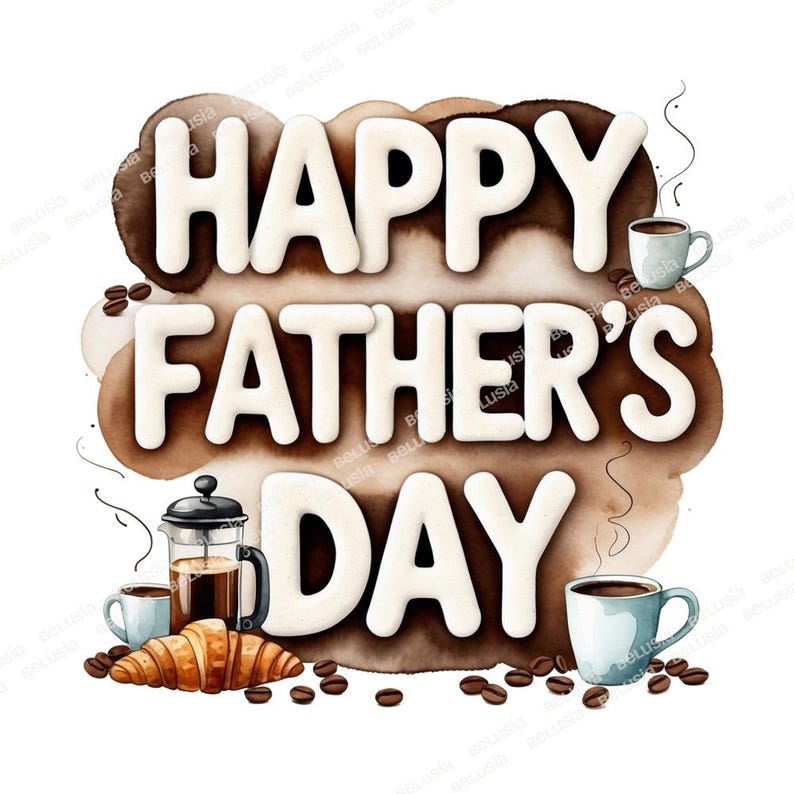 30 PNG Happy Father's Day Clipart Bundle, Fathers Day PNG Design, 1st ...