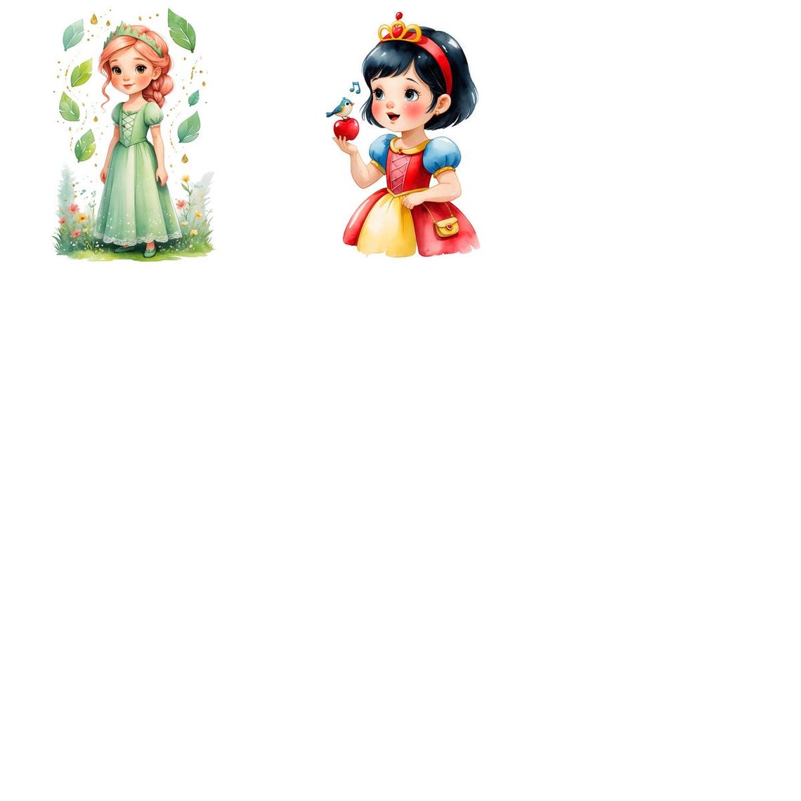 41 PNG Birthday Princess Clipart, Little Princess PNG Bundle, Cute ...