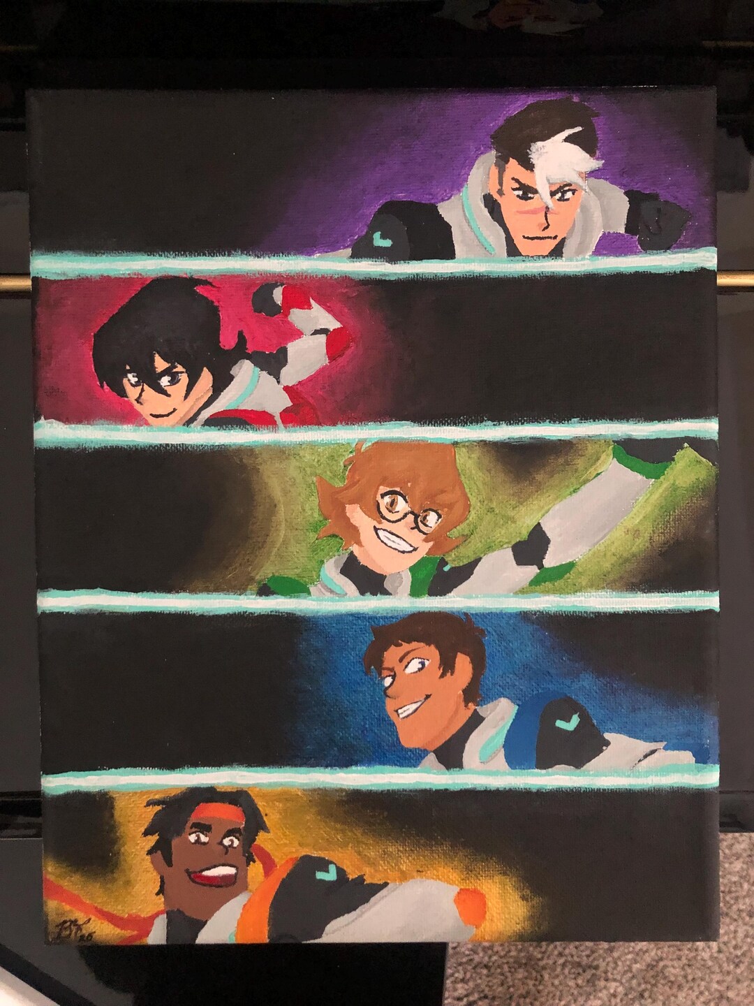 Fanart Painting on Canvas--paladins of Voltron - Etsy