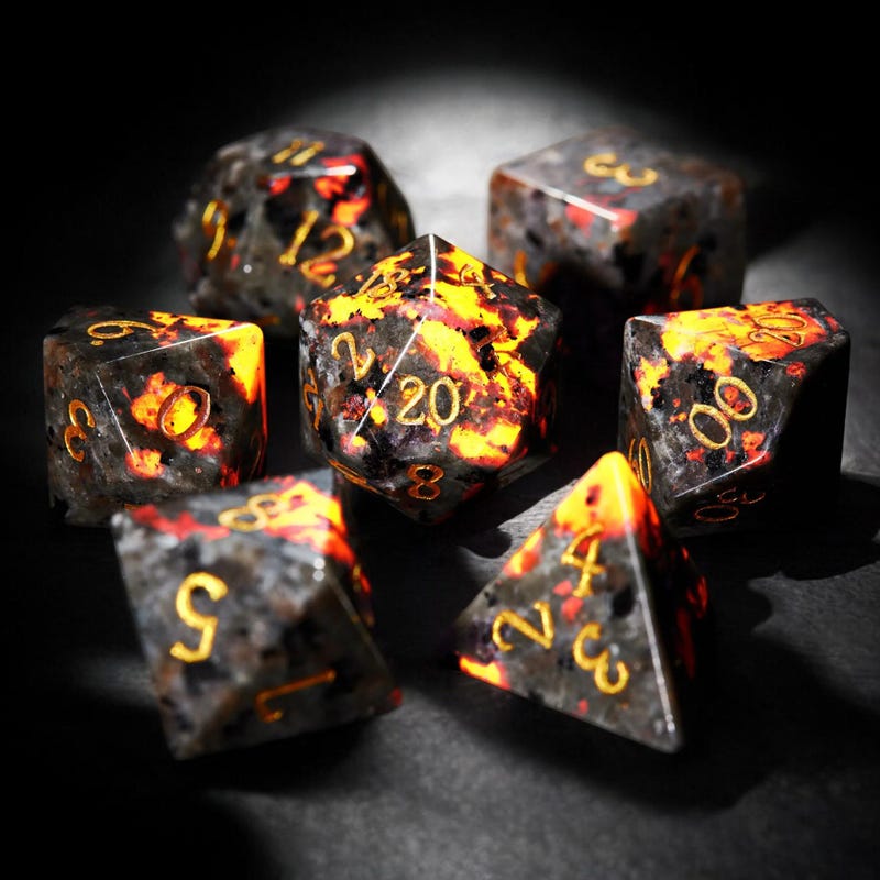 Glowing Dice - Etsy