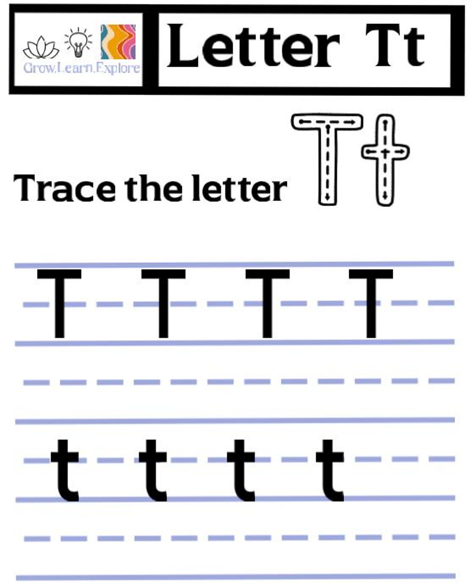 Practice Writing Tracing Abcs Alphabet Letters Worksheet Printable ...