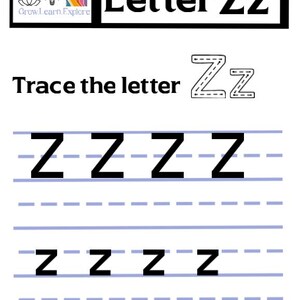 Practice Writing Tracing Abcs Alphabet Letters Worksheet Printable ...