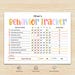 Editable Kids Behavior Chart: Rainbow Design, Printable PDF - Etsy