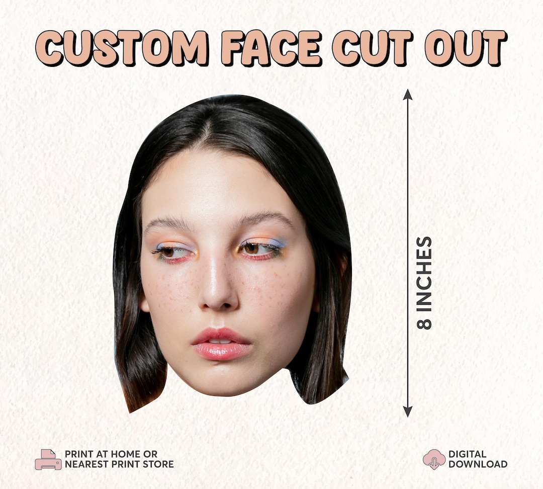 Face on a Stick | Custom Big Head Photo Stick | Bachelorette Prop ...