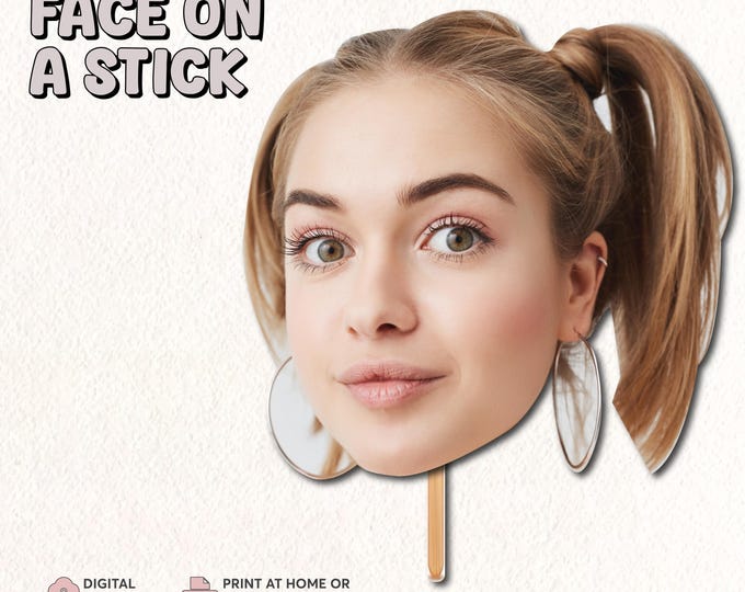Face on a Stick, Face Cutouts, Big Head Cutouts, Head on a Stick, Hens ...