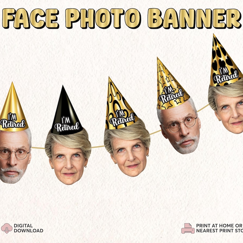 Happy Retirement Banner - Etsy