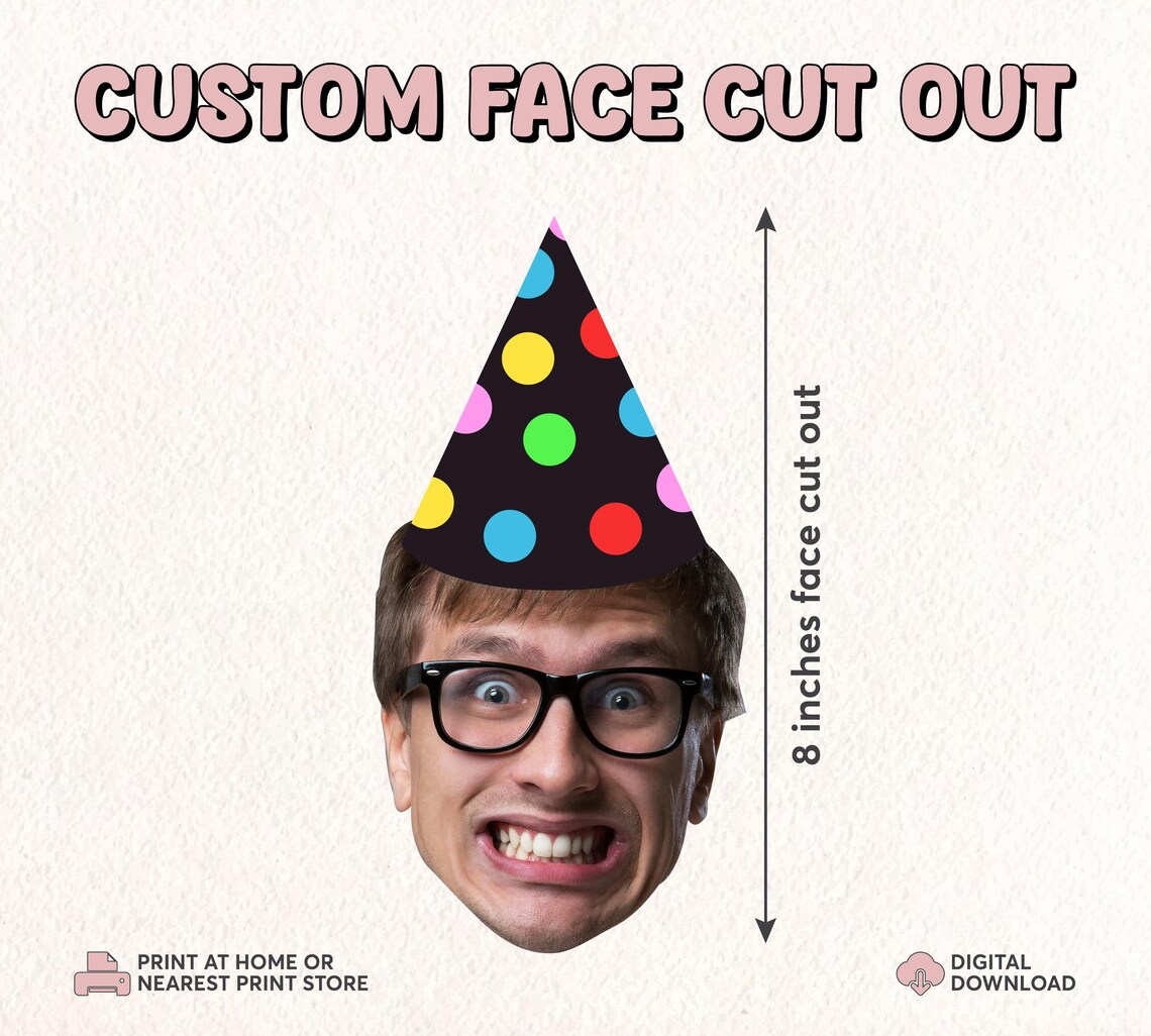 Custom Face Photo Banner | Personalized Birthday Banner | Customized ...