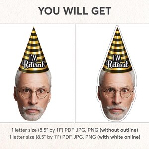 Retirement Photo Banner | Custom Face Retirement Photo Banner | Office ...