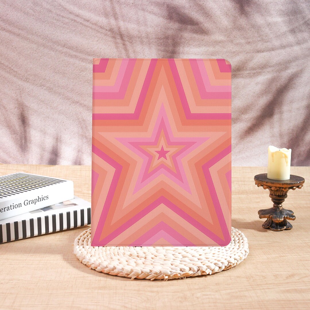 Custom Pink Gradient Pentagram Pattern iPad A16 2025 Case - Etsy
